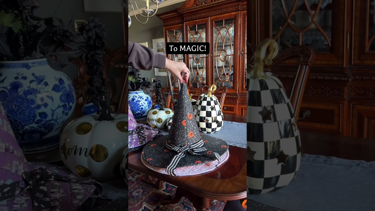 Make a cute quilted witch Hat for Halloween with our Spellbound Hat sewing pattern and video!