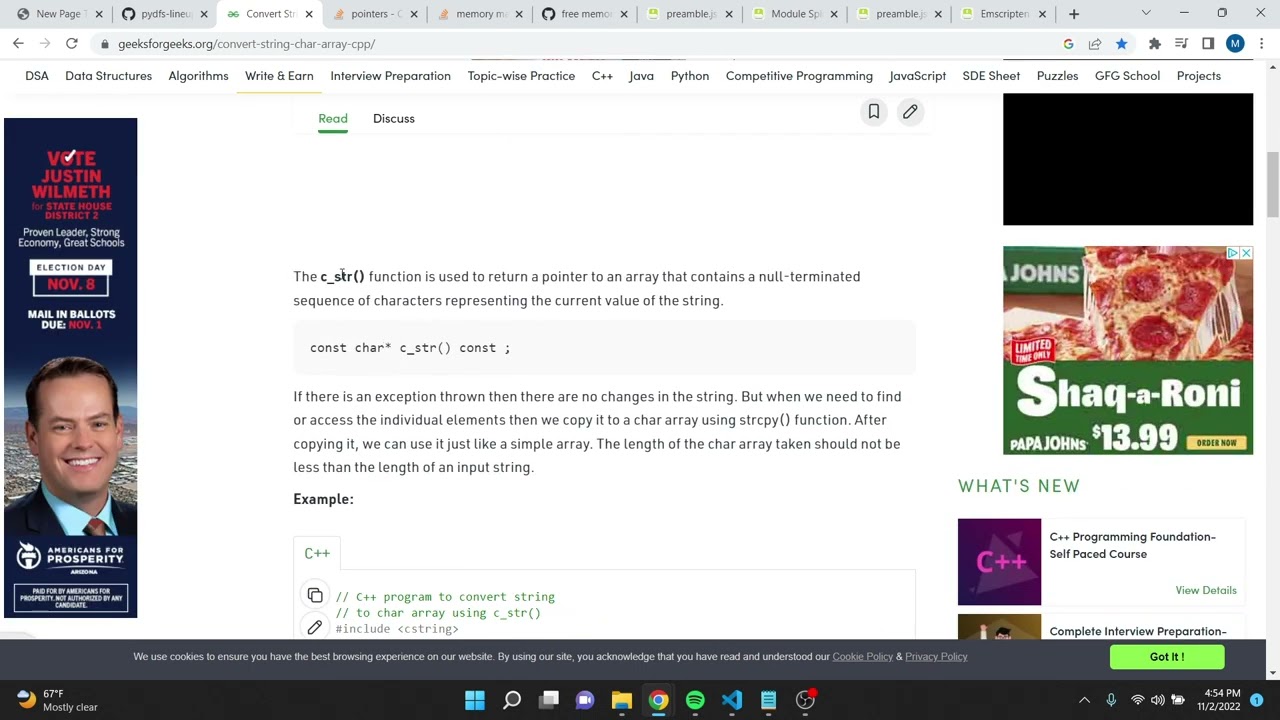 Python in the browser (Pyodide, WebAssembly, Emscripten) - part 15