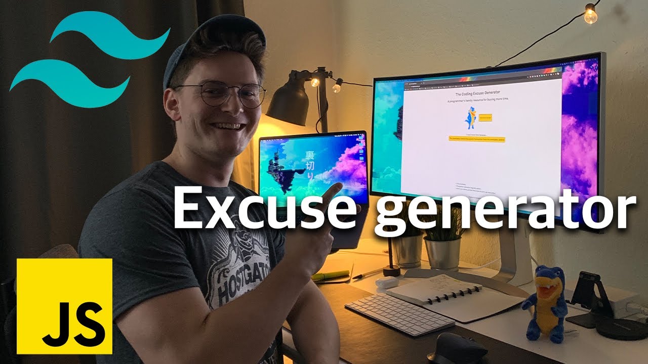 Let's code an excuse generator using Tailwind CSS