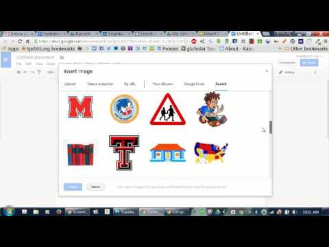 Google Docs - Insert Clip Art