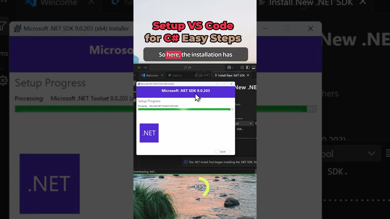 Setup VS Code for C# Easy Steps Tip #1 #csharp #VSCode #softwareengineer #softwaredeveloper #coding