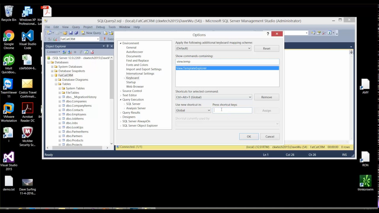 SQL Server SSMS Best Way to Use Templates