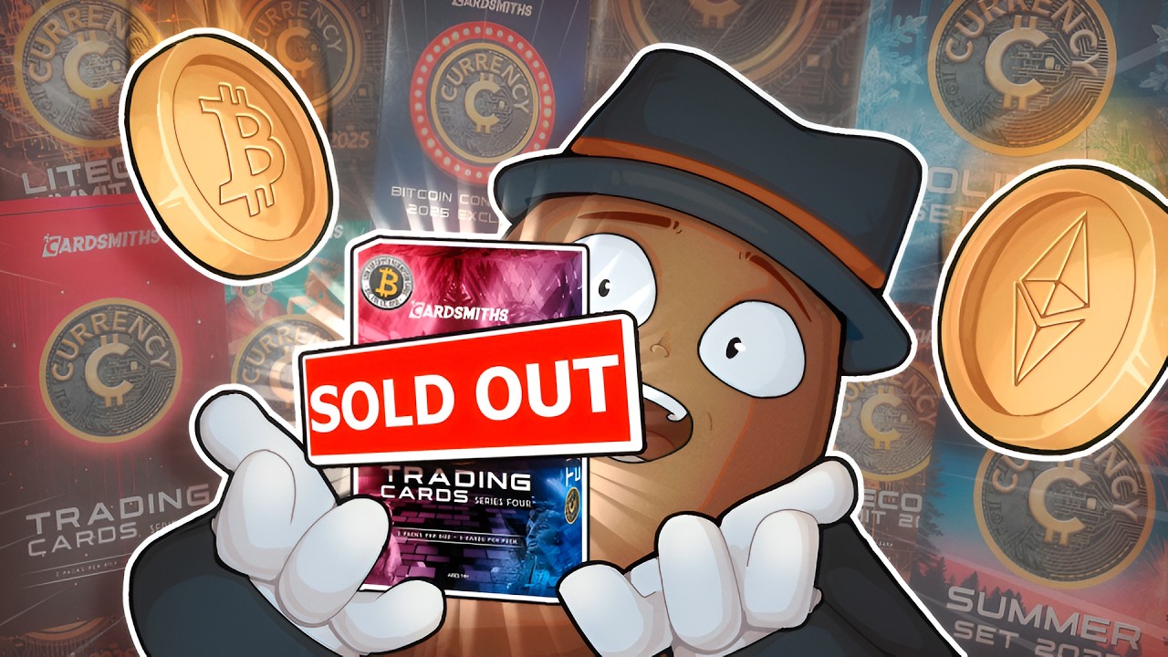 Opening Sold Out Currency Series 4 LIVE! Bitcoin & Cards Chase 😈🫘
