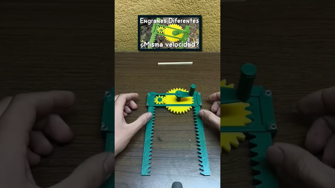 Gear experiment: Tangential velocity. Do you know the answer? -RRVRuiz