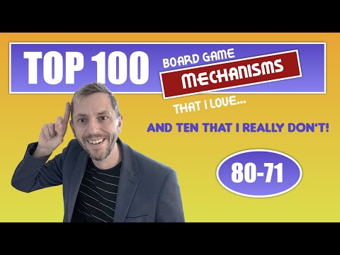 Top 100 Mechanisms in Board Games: 80-71