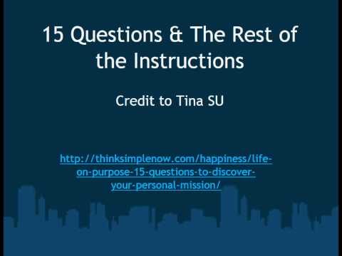 How to Create a Personal Mission Statement