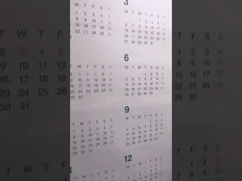 A New MUJI Calendar!!!