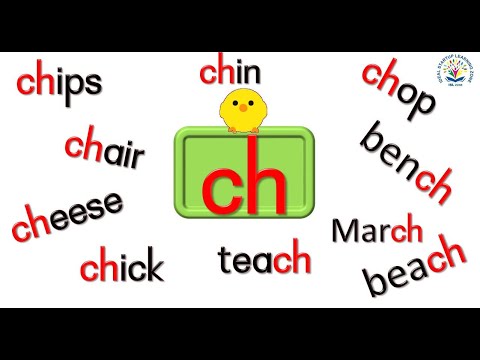Digraph ch - /ch/ Sound - Phonics | Preschool online Learning | Preschool Videos