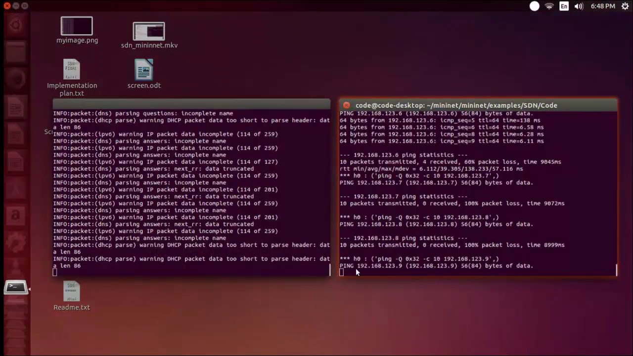 Software Defined Network Mininet Simulation | Software Defined Network Mininet Simulation Projects
