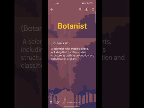 Botanist meaning #botany #botanist #shorts #meaning #english #ytshorts #yt #botanical