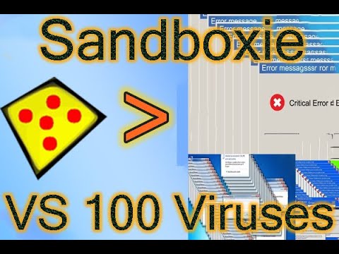 Sandboxie VS 100 Viruses