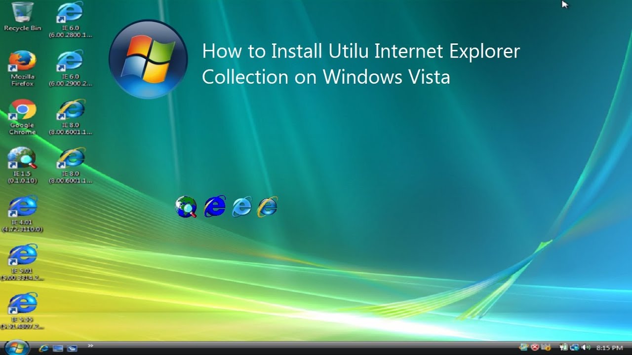 How to Install Utilu Internet Explorer Collection on Windows Vista