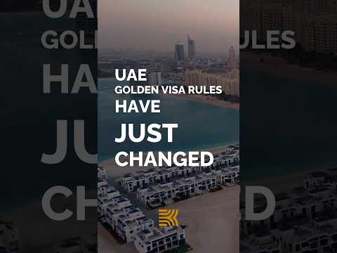 New UAE golden visa rules (here is what you need to know) #uaegoldenvisa #goldenvisa