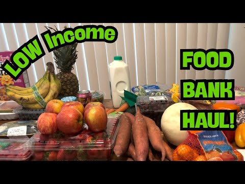 Food Bank Haul / Food Pantry Haul Bay Area California Low Income Single Mom #foodbankhaul #freefood