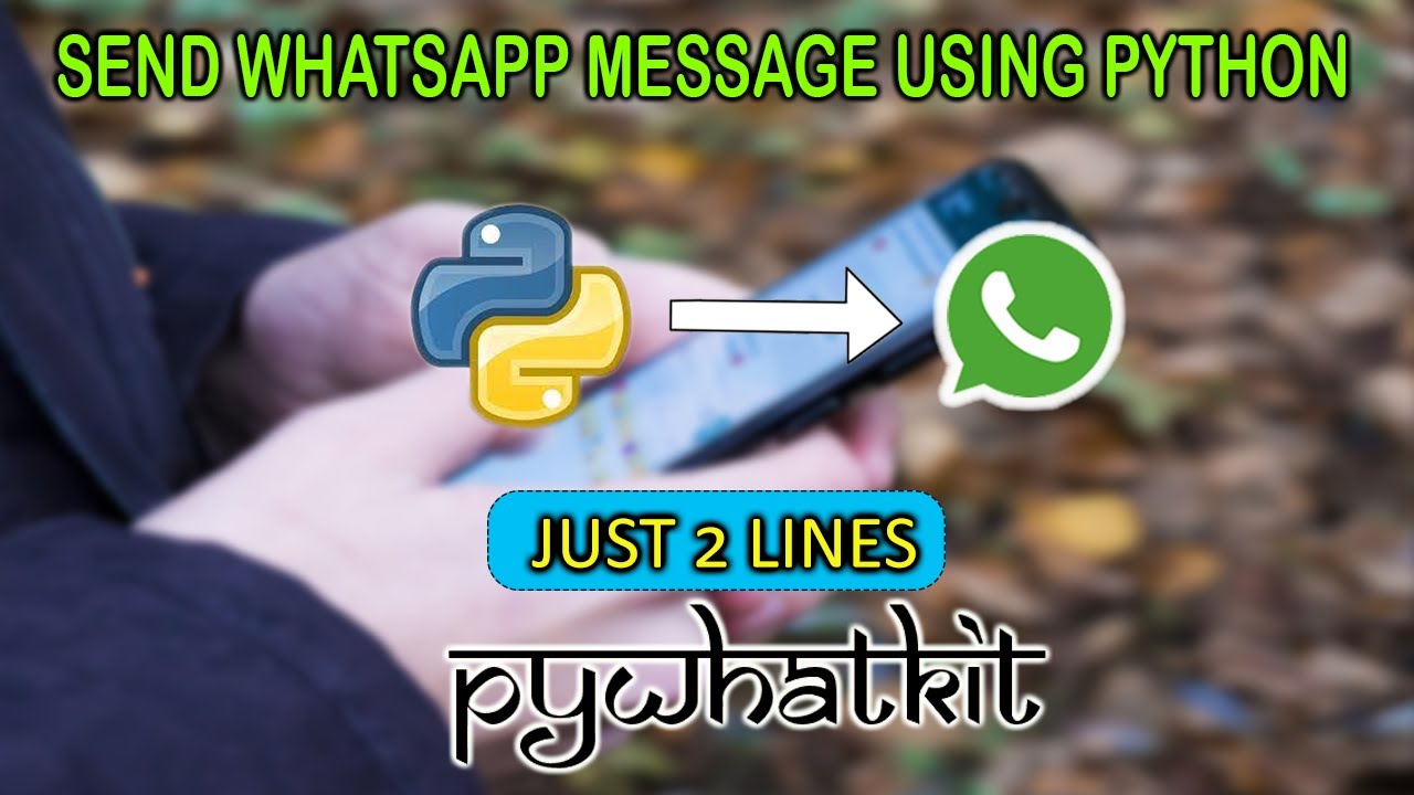 Send WhatsApp Message || python projects for beginners ||Project Maker