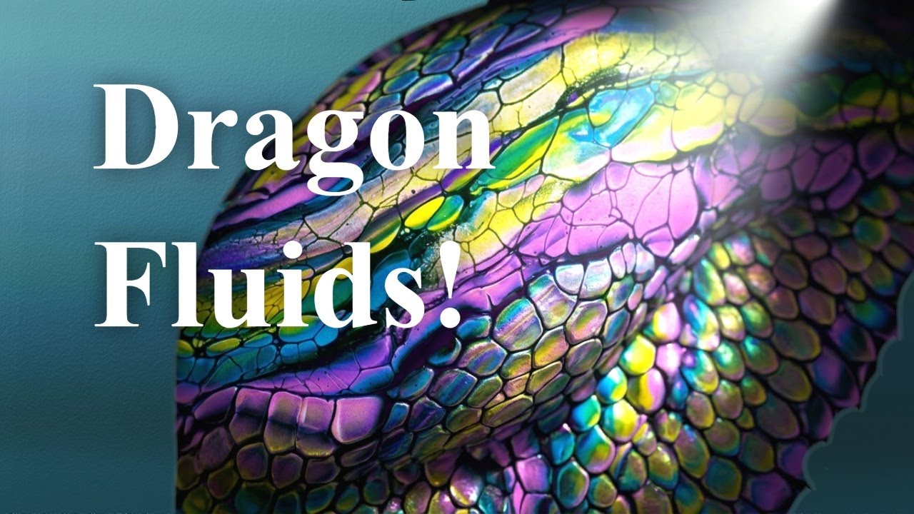 I Can't Believe This Dragon Fluid Art Method ACTUALLY Works!