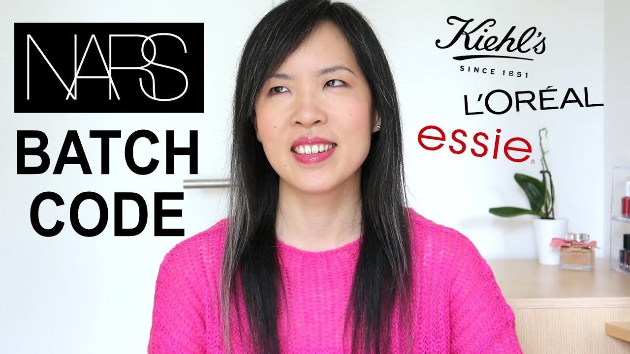How To Read NARS Batch Codes | Also L'Oréal, Kiehl's and Essie Batch Codes