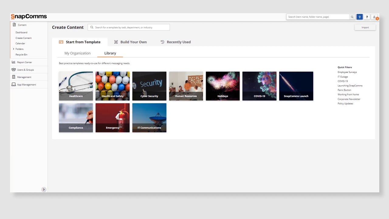 How to Create Content with SnapComms Software