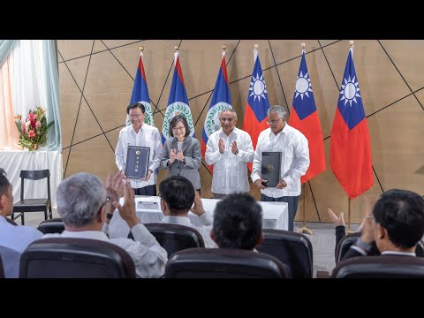 President Tsai witnesses signing of agreement, attends laptop donation ...