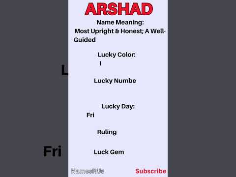Arshad Name Meaning 👦 😍#shorts #short #trending #viral #arshad