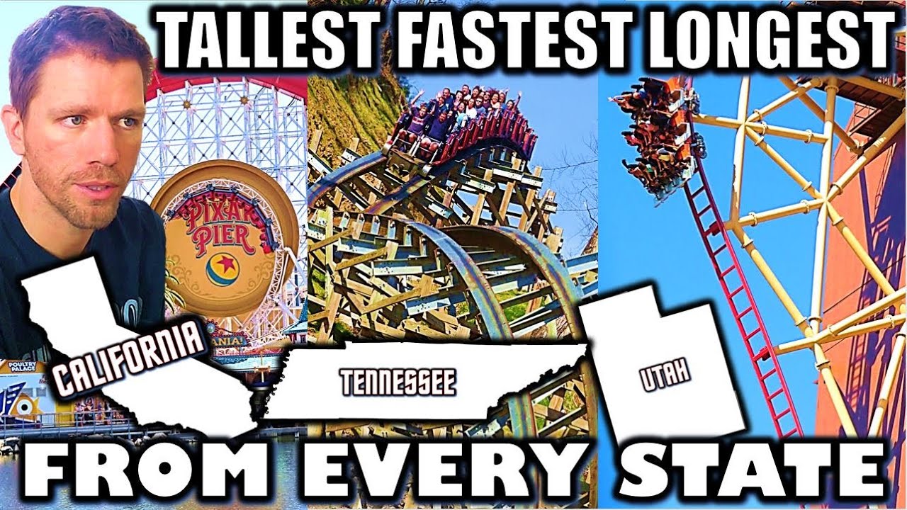 The Tallest, Fastest & Longest Coaster in Every US State