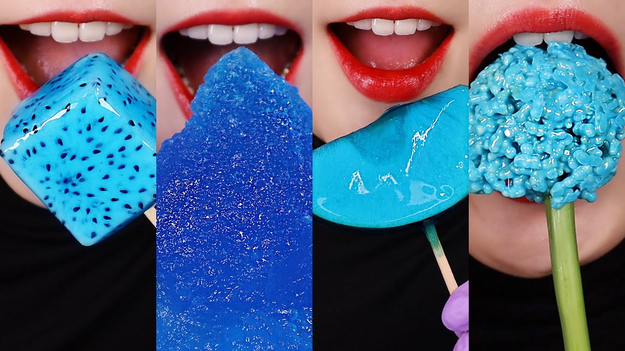 1HOUR EMOJI FOOD ASMR FOR SLEEP, RELAXING EATING ASMR 💎