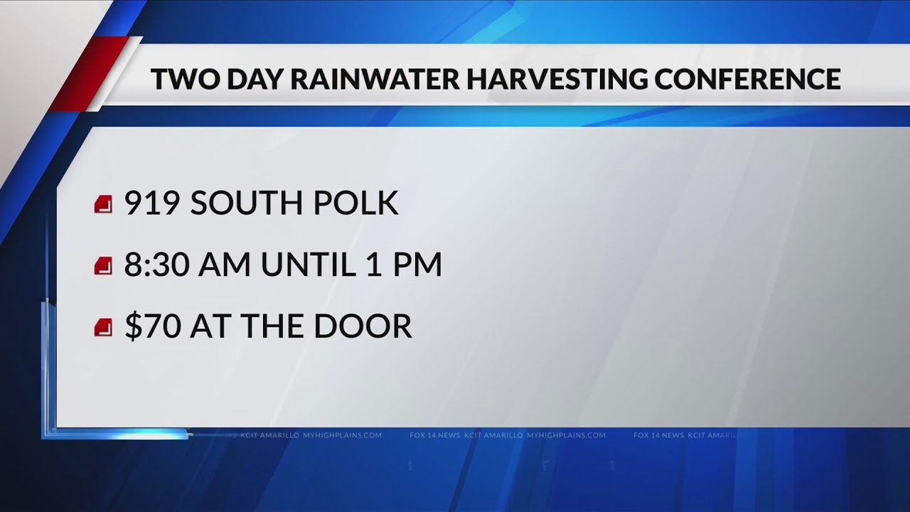 Ogallala Commons, West Texas A&M University host Rainwater Harvesting Conference