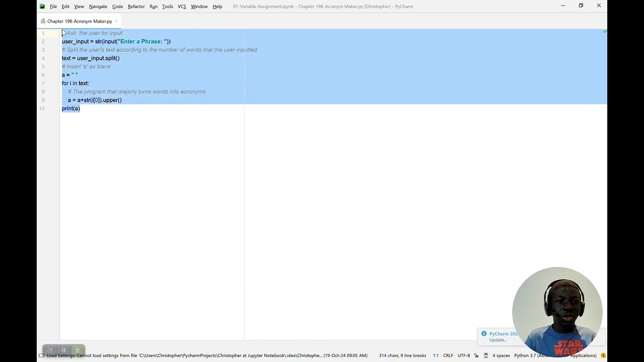 Acronym Maker In Python
