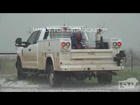 5-7-2019 Fritch, Tx Severe Thunderstorm Warning hail to golfballs, drone structure, lightning drone