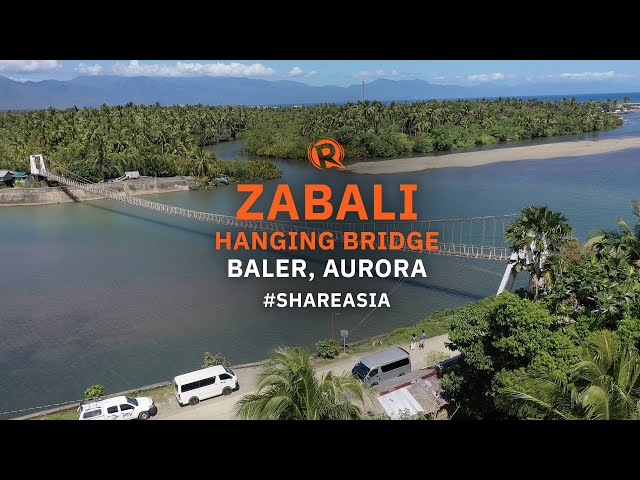 WATCH: Crossing the Zabali hanging bridge in Baler