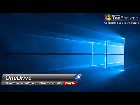 OneDrive - Sync multiple OneDrive accounts
