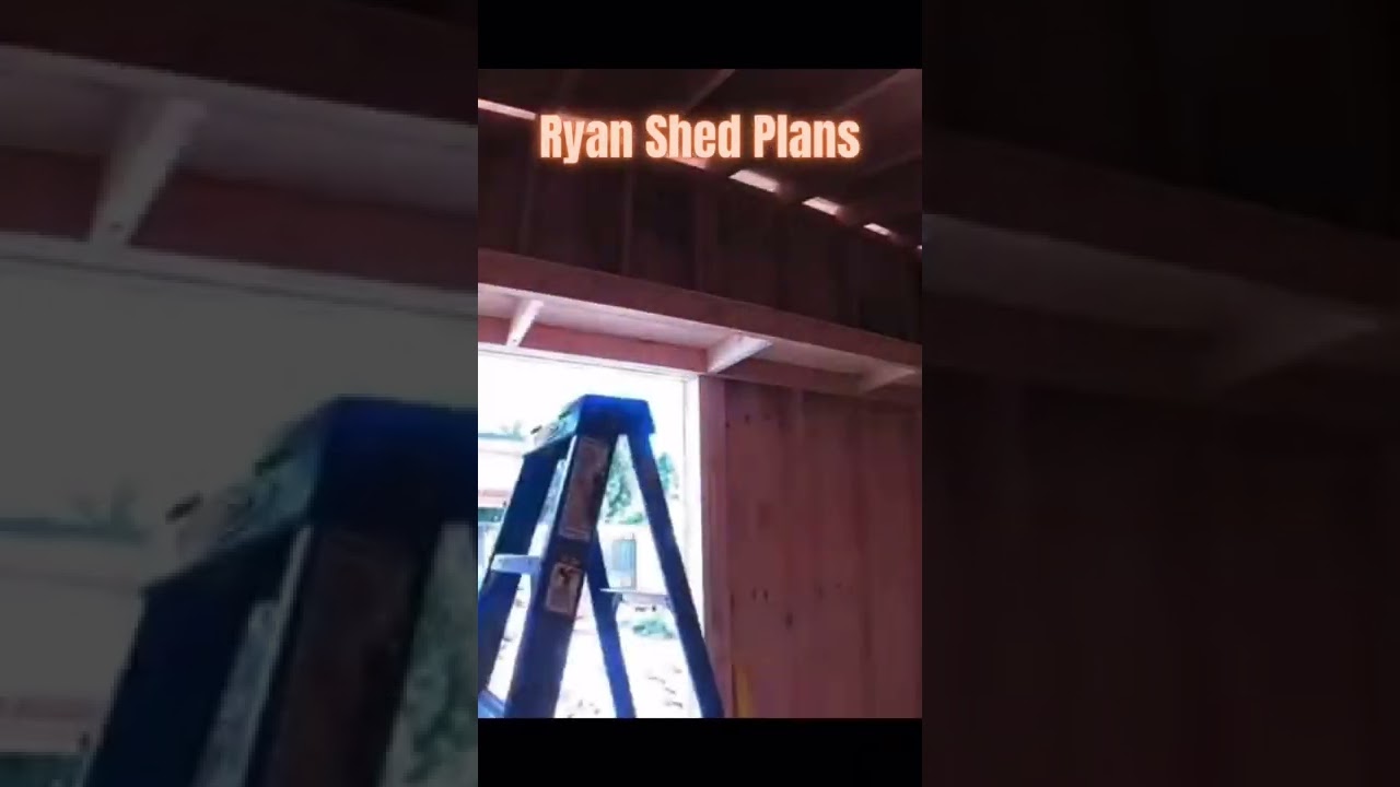 Ryan Shed Plans 👷‍♂️#shorts #diy #shedbuild