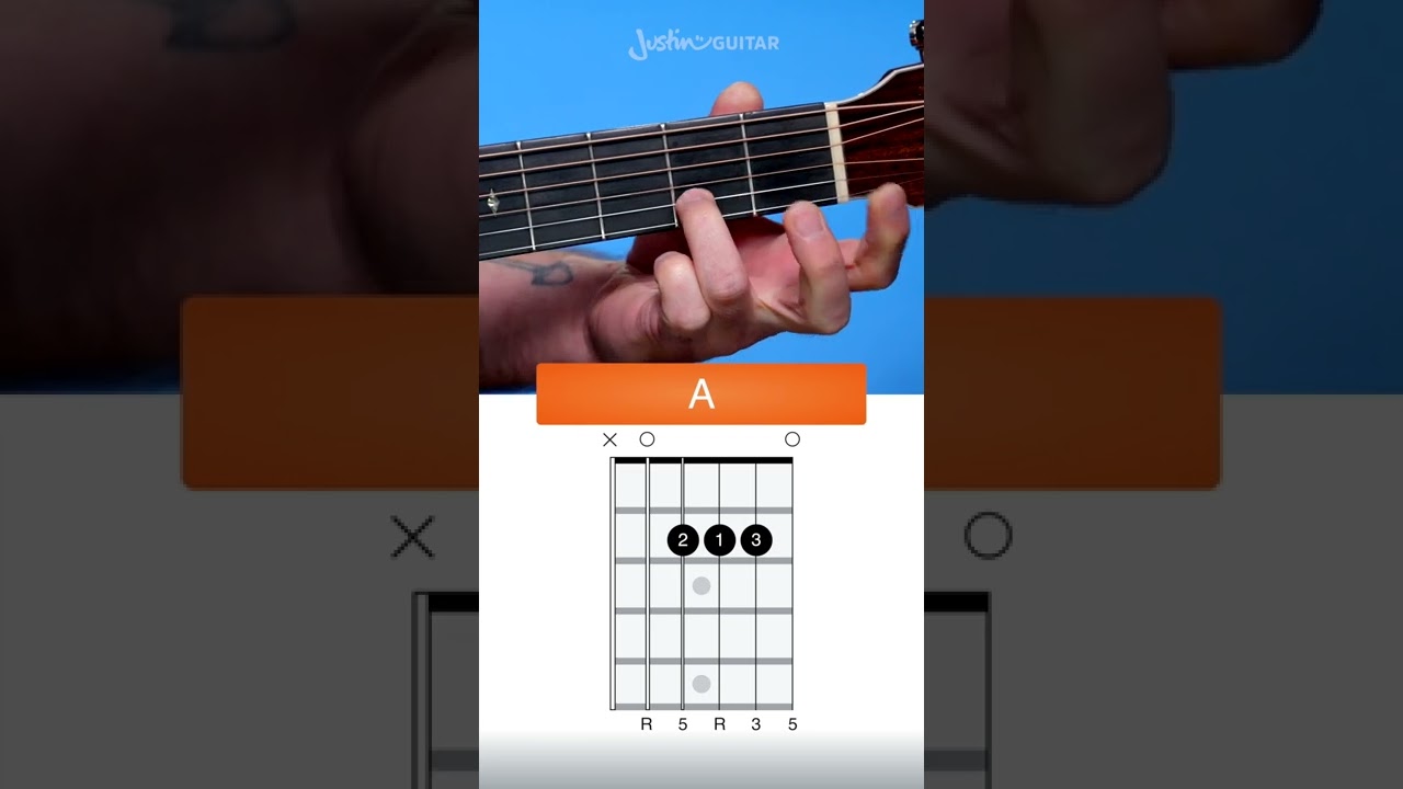 How to play the A Chord on Guitar (it's so easy!) #Shorts