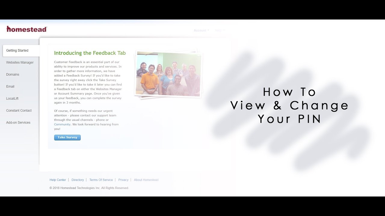 How To View and Change Your Homestead PIN