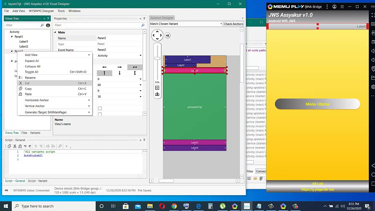 [B4A] Solved: Keep Timer Running When Loading Another Layout / Modify Text Label In Different Layout