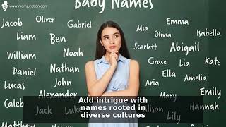A List Of Baby Names Meaning Secret Or Mystery Video