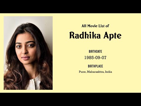Radhika Apte Movies list Radhika Apte| Filmography of Radhika Apte