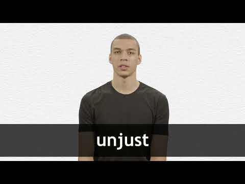 UNJUST definition and meaning | Collins English Dictionary