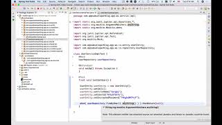 Mockito - メソッドをスタブ化すると NullpointerException が発生します。