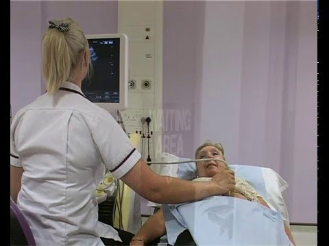 Having an Ultrasound scan at Manchester Royal Infirmary