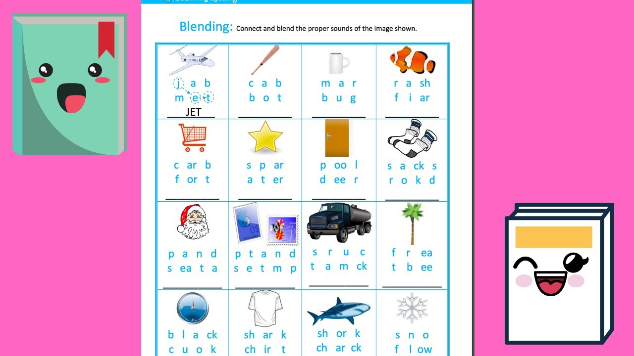 Phoneme Blending Worksheet