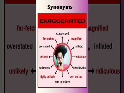 Easy English | Exaggerated | Synonyms. #ytshorts #ytshort #youtubeshorts #youtubeshort #ramzanmari