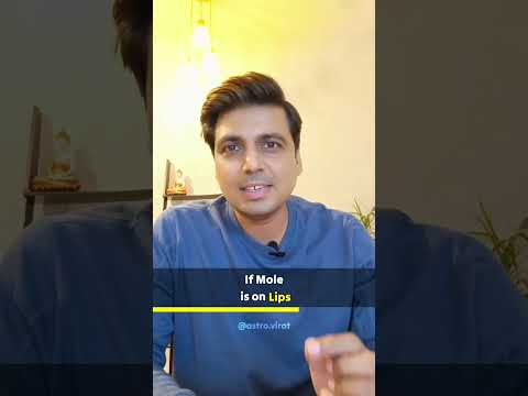Mole on Your Face ? Kya Kehta hai Chehre ka Til ? #mole #astrology #viratkanadia