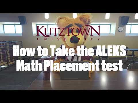 How to Take the ALEKS Math Placement test