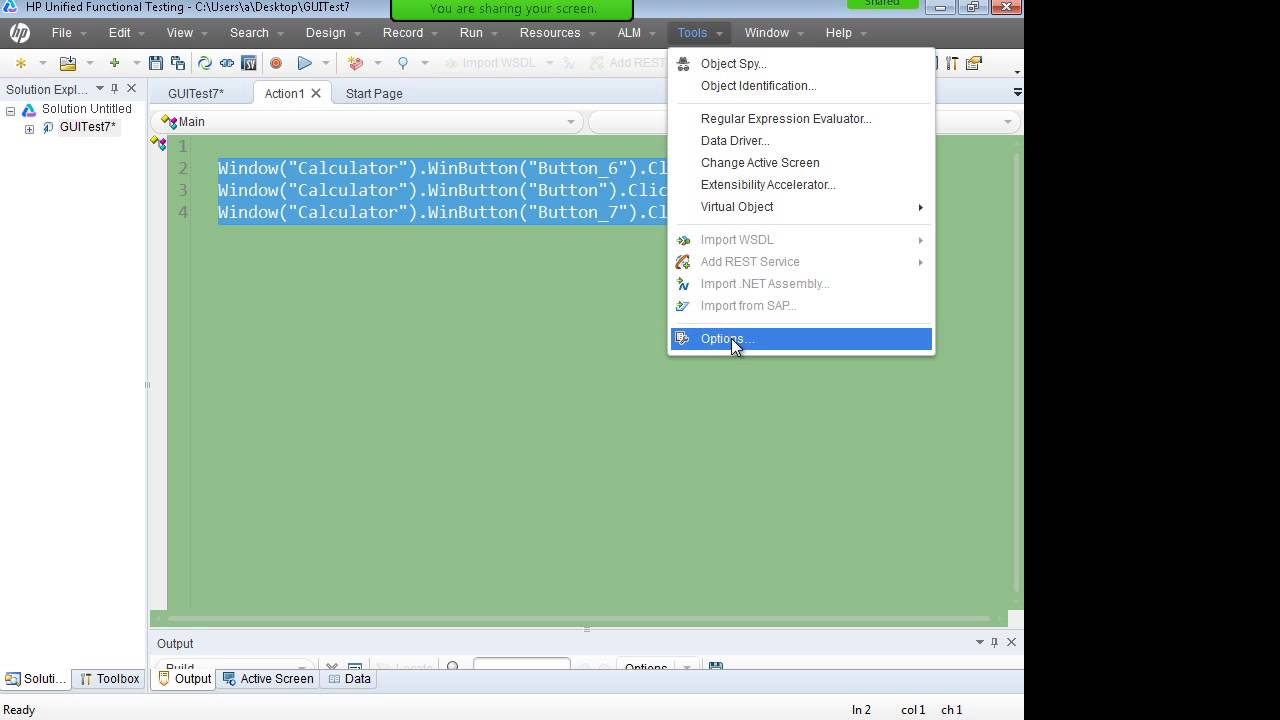 QTP UFT Tutorial Training Part 2