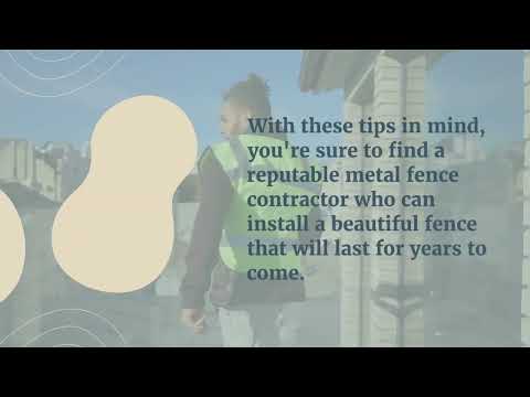 Metal Fencing Southport NC - The Search Is Over: How To Find A Dependable Metal Fence Contractor