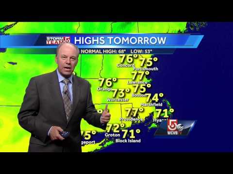 Harvey's Wednesday Boston-area weather forecast