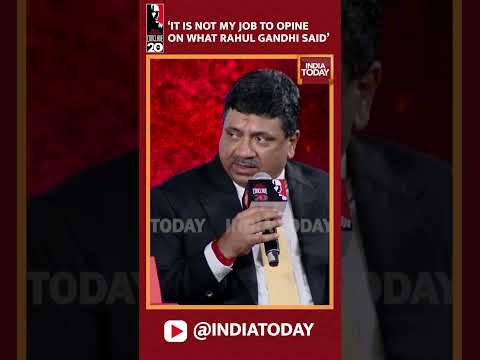 Watch: What Tamil Nadu FM P.T.R Thiagarajan Said On Rahul Gandhi | India Today Conclave 2023