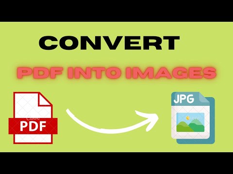 How to Convert PDF to jpg in Laptop Windows 10 - PDF to jpg File Converter