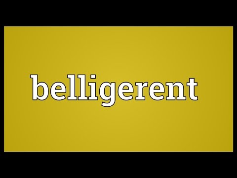 Belligerent Meaning